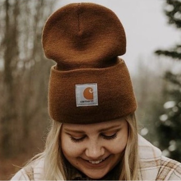 Carhartt | Accessories | Carhartt Brown Beanie Hat Cap Brand New | Poshmark